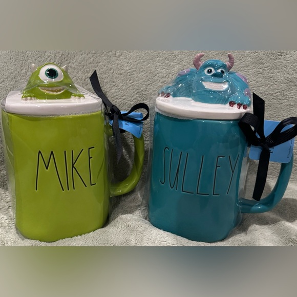 Rae Dunn | Dining | Rae Dunn Disney Pixar Set Of 2 Monsters Inc Coffee ...